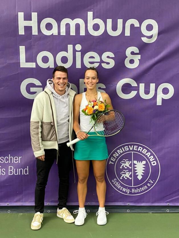 Das Tennis-Talent Tessa Brockmann spielt beim „Pro and Gents Cup“
