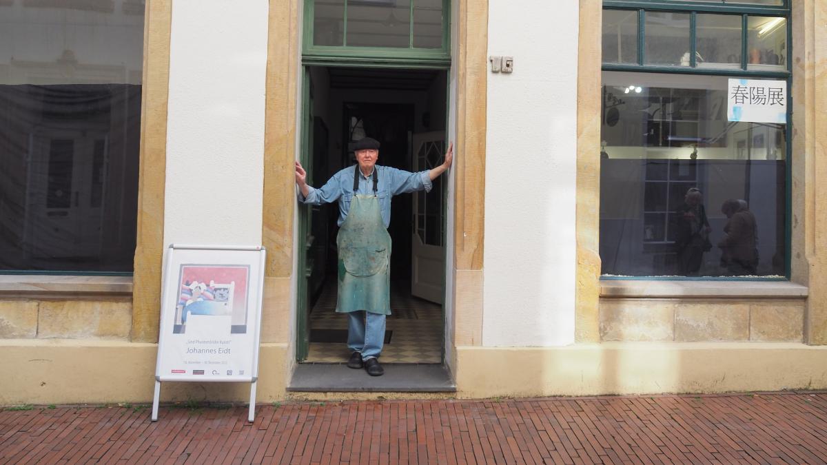 Künstler Johannes Eidt fürchtet um sein Atelier in Osnabrück