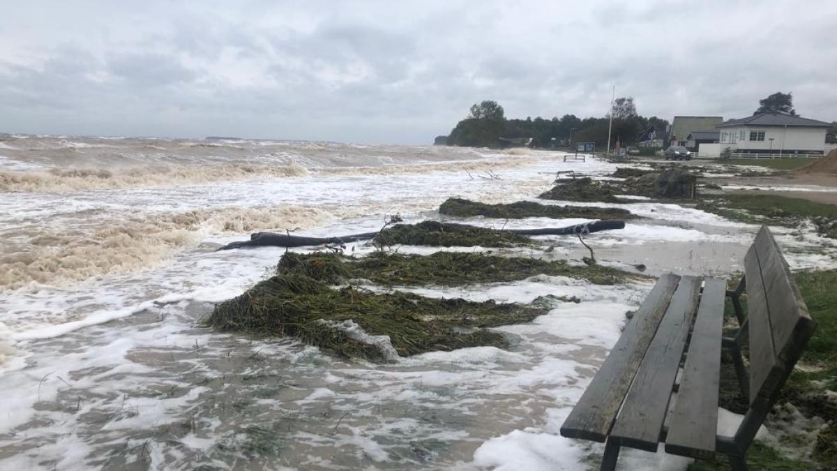 Sturmflut in Dänemark: Rekord-Pegelstände und Stromausfall