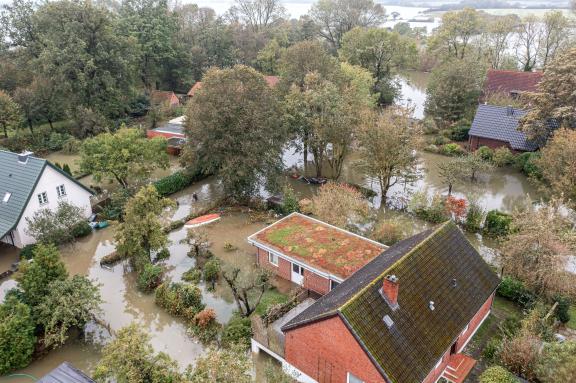 Arnis wurde von Jahrhundert-Sturmflut besonders hart getroffen