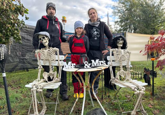 Bei Familie Carstens in Hohenaspe gibt es Action zu Halloween