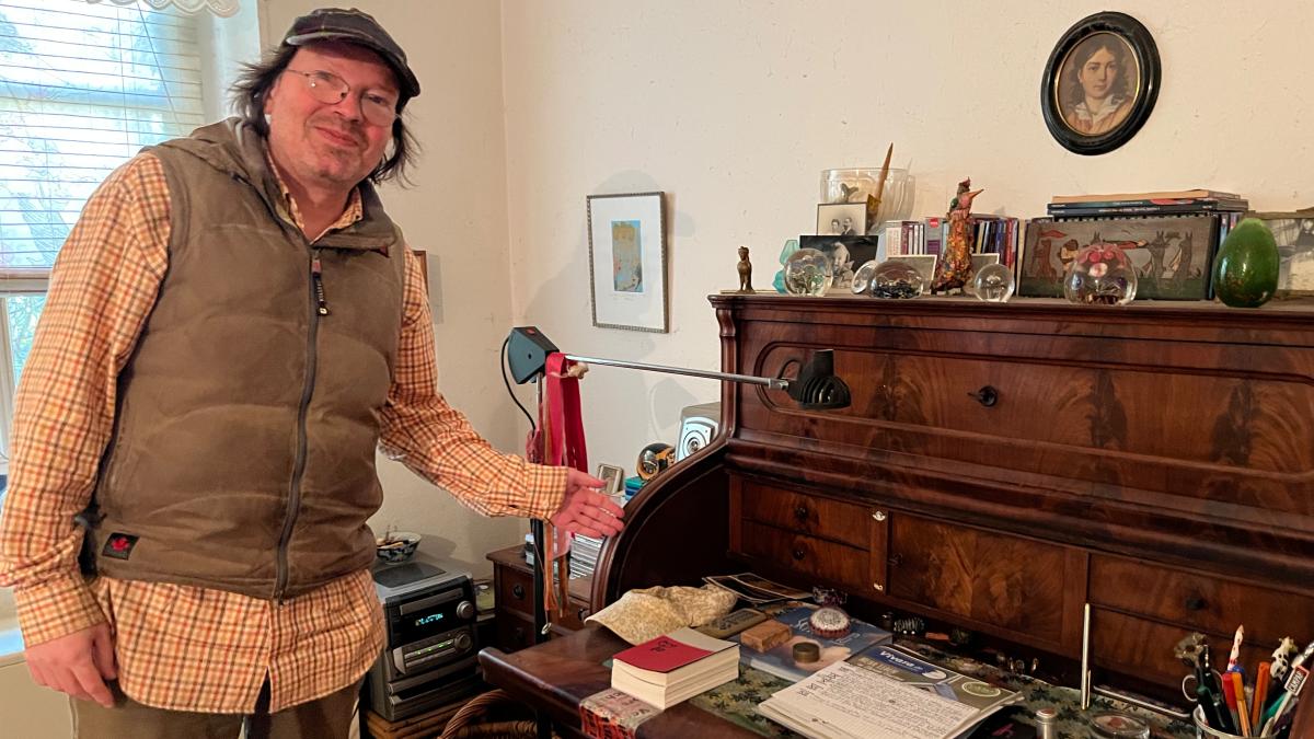 Moritz Kirsch verwaltet in Tielenhemme das Erbe von Sarah Kirsch