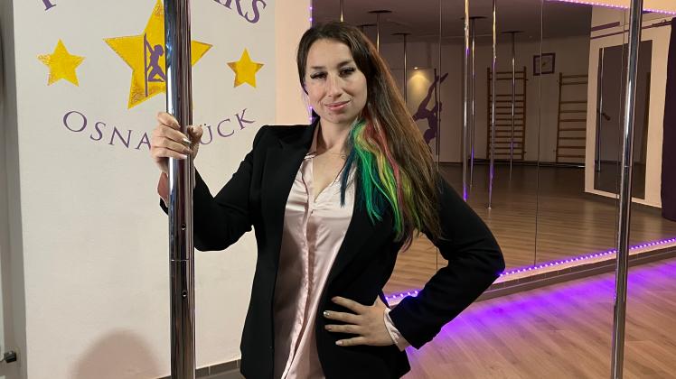Maya Mircheva trainiert in Osnabrück Athleten im Pole Sport