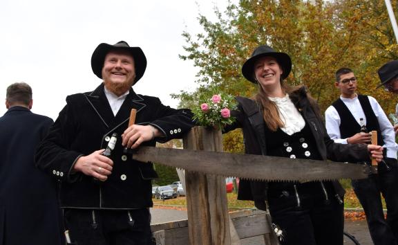 Bildergalerie: Hochzeit in Zimmermannskluft