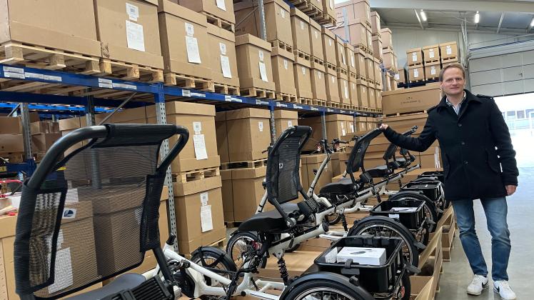 Volle Lager bei Pfautec Quakenbrück und dem Bike Center Bramsche