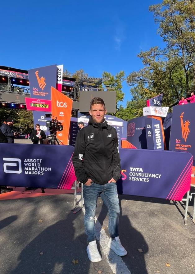 Osnabrücker Dustin Karsch läuft beim New York City Marathon