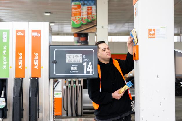 team-Tankstelle am Peelwatt: Blick ins Bistro