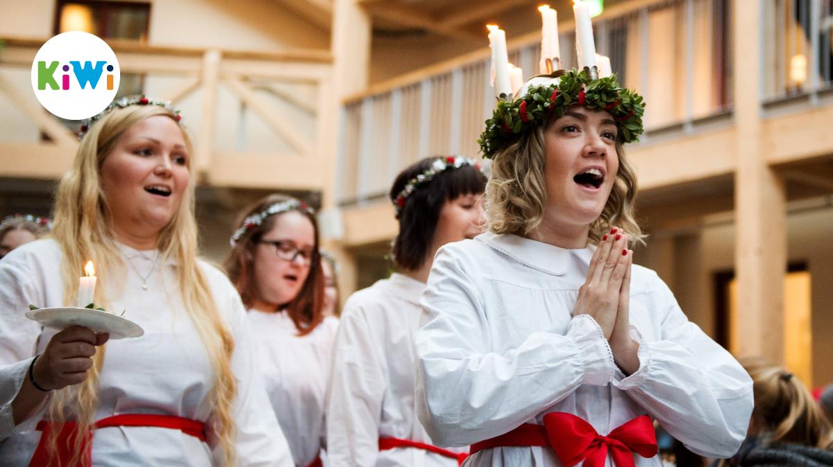 Wie wird das Luciafest in Schweden gefeiert?