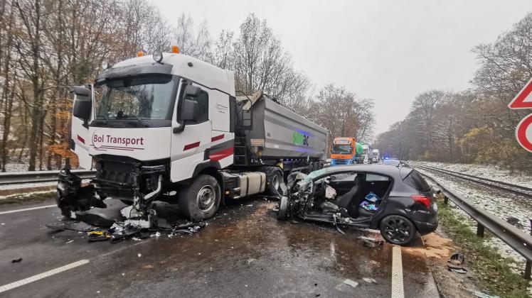 Haselünne: Frau schwebt nach schwerem Unfall in Lebensgefahr