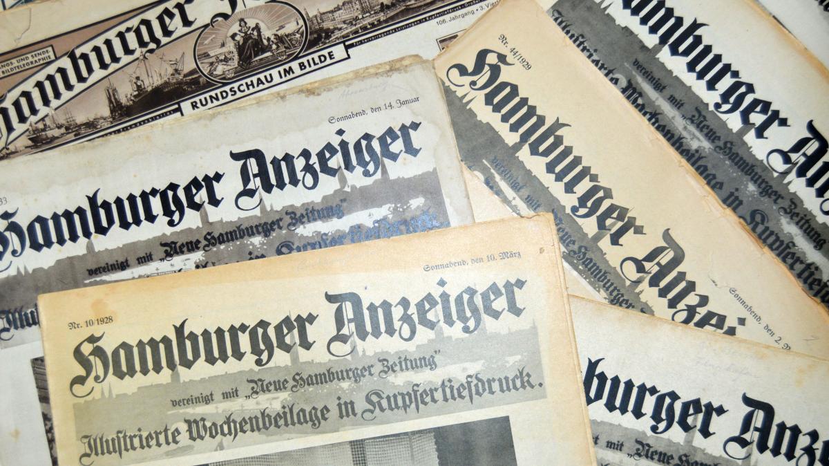 Hamburgs historische Zeitungen jetzt online kostenlos lesen