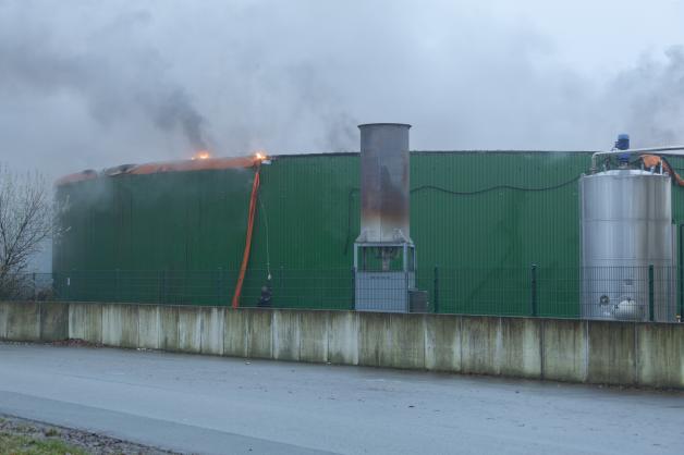 Melle: Biogasanlage gerät in Riemsloh in Brand