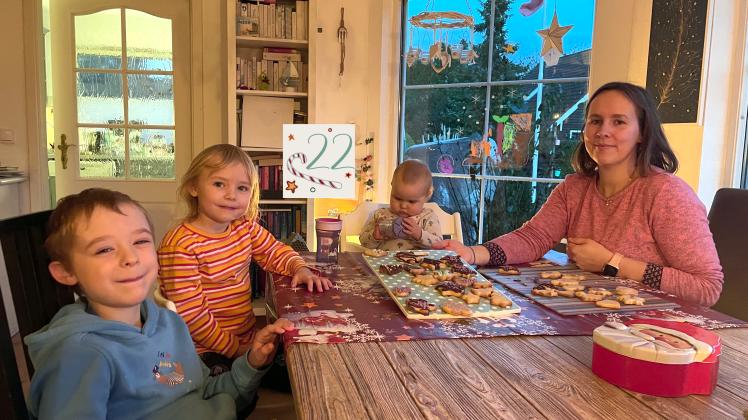 Bei Familie Schäfer aus Glückstadt wird zu Weihnachten gebacken
