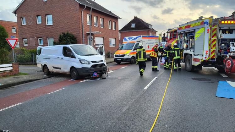 Auf der Waldstraße in Lingen hat sich ein Unfall ereignet