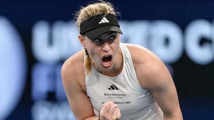 United Cup in Sydney: Angelique Kerbers erster Sieg nach Comeback