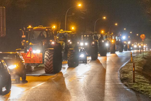 Wallenhorst: Landwirte und Polizei ziehen Fazit nach Lichterfahrt