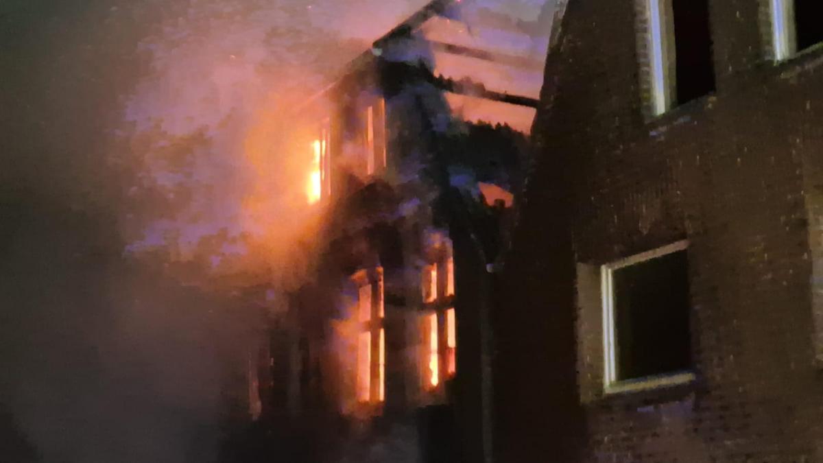 Großfeuer in der Innenstadt von Wilster