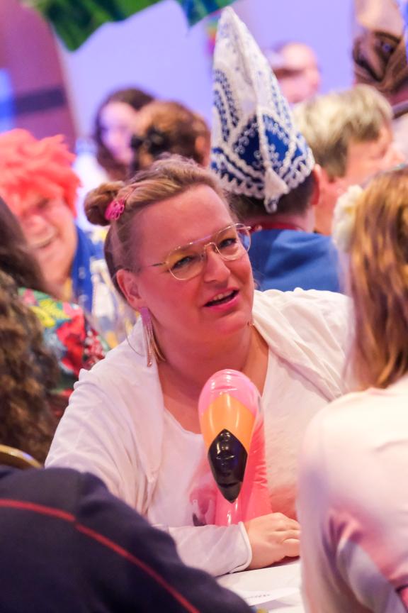 In Bildern: Karnevalsparty 2024 der Blau-Weißen Garde in Wallenhorst-Rulle