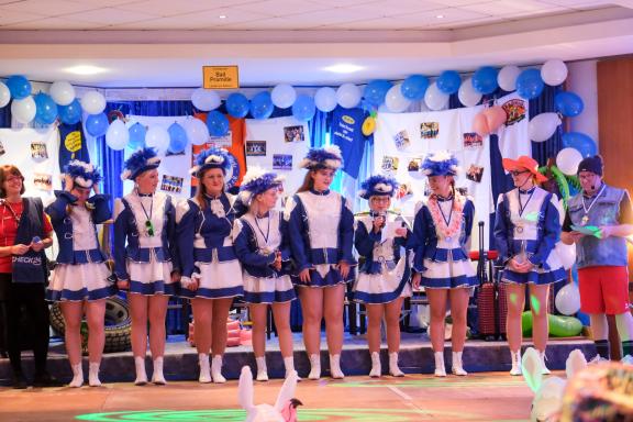 In Bildern: Karnevalsparty 2024 der Blau-Weißen Garde in Wallenhorst-Rulle