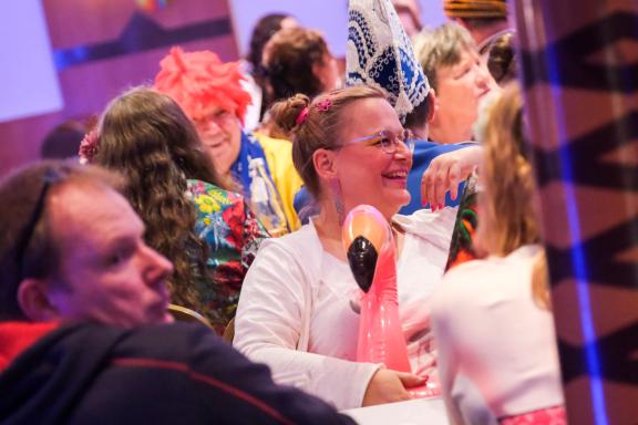 In Bildern: Karnevalsparty 2024 der Blau-Weißen Garde in Wallenhorst-Rulle