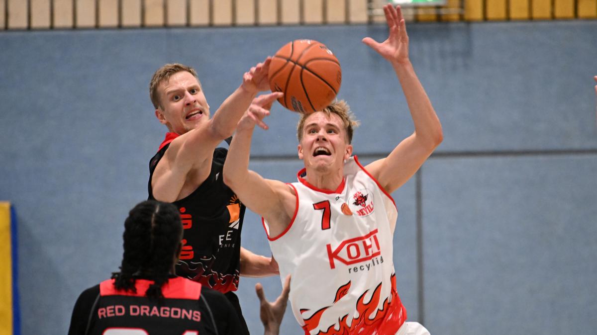 Moritz Dresing und die Bramscher Basketballer siegen in Rendsburg
