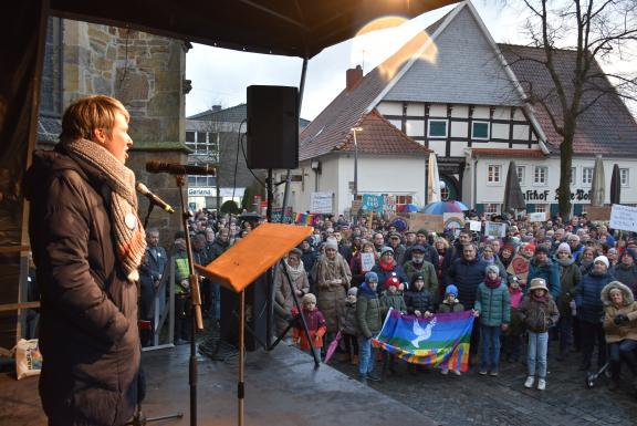 Demo gegen rechts in Bramsche: Das sind die Bilder