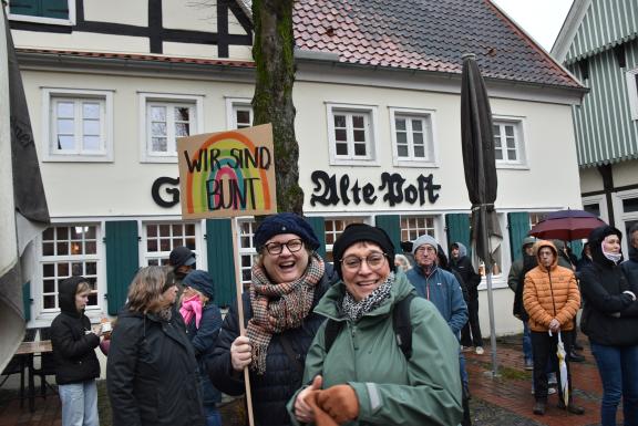 Demo gegen rechts in Bramsche: Das sind die Bilder