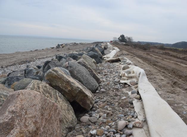 Damp: Küstenschutz nach der Ostsee-Sturmflut