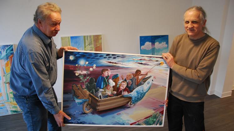 Peter de Jonge stellt beim Kunstverein Melle am Engelgarten aus