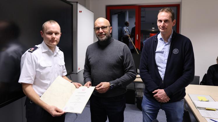 Überraschung für den Vize-Chef der Berufsfeuerwehr Neumünster