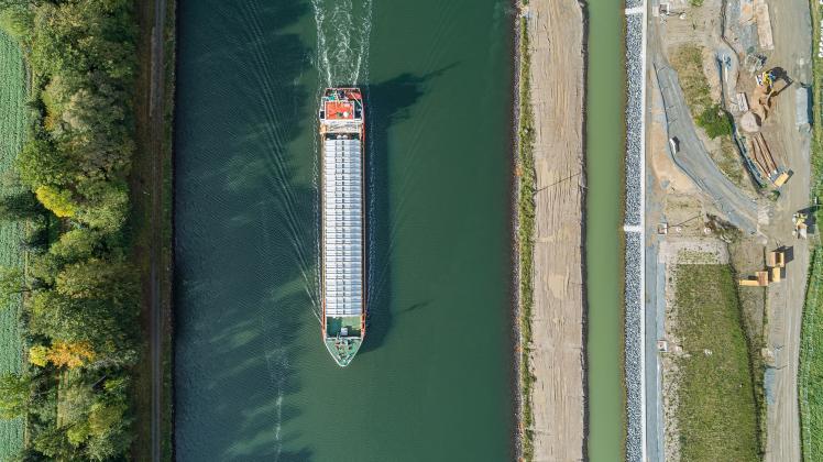 Nord-Ostsee-Kanal: Transportvolumen nimmt 2023 weiter ab