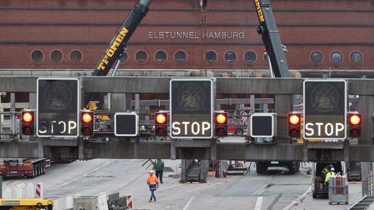 A7-Vollsperrung in Hamburg: Elbtunnel am Wochenende dicht