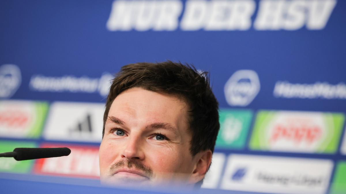 Merlin Polzin blickt fokussiert auf seine Premiere als HSV-Coach