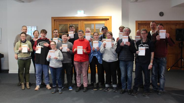 18 Sportler der Glückstädter Werkstätten erhalten Sportabzeichen