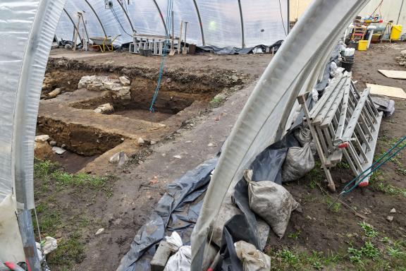 Ausgrabung an der Rolandsmauer am 25. Februar zu besichtigen