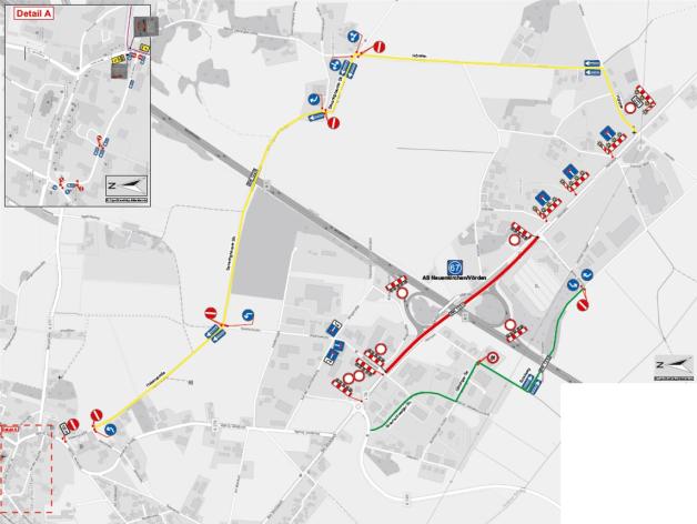 Baustellen zwischen Bramsche und Holdorf: Sperrungen A1 und L76