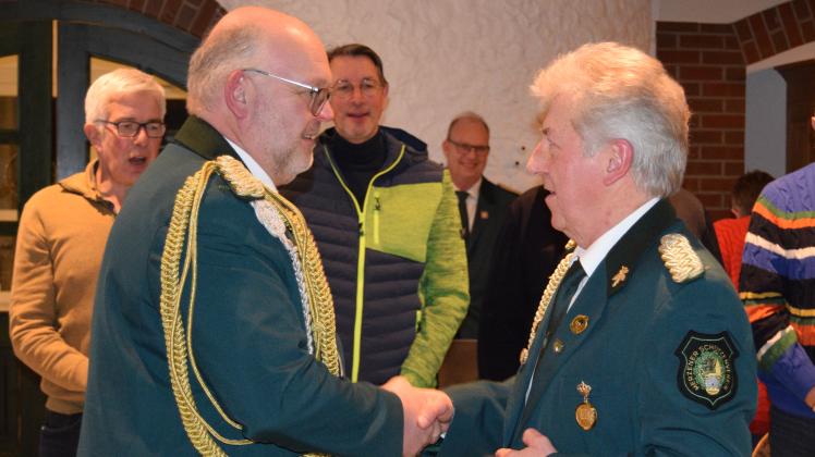 Bernard Haarjohann Ehrenpräsident des Schützenvereins Merzen