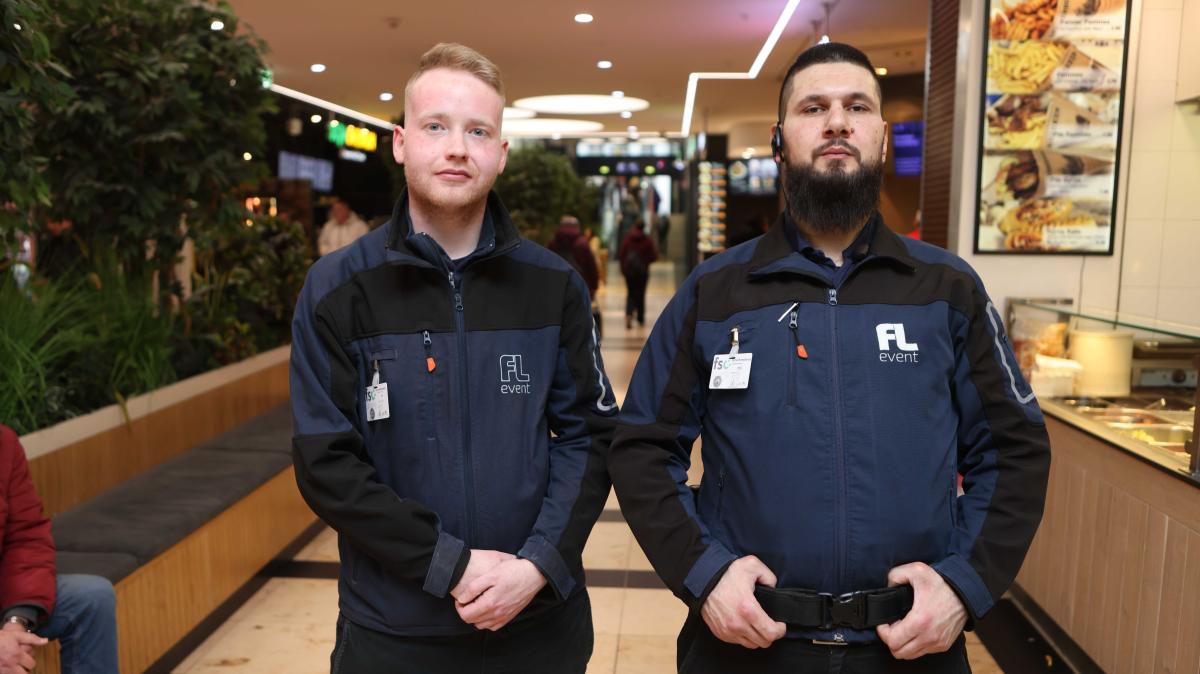Unterwegs mit der Security in der Flensburger Galerie-Passage