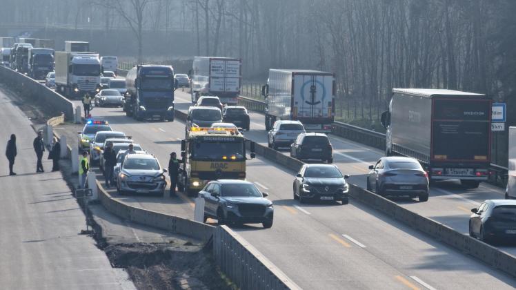 Drei Unfälle bei Bramsche: Reichlich Chaos auf der Autobahn