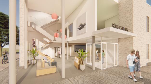 „Wiesharder Platz“: Pläne für neues Bürgerhaus in Handewitt