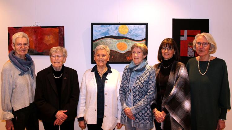 „Malgruppe Acht“ stellt Kunstwerke im Dörpshus Munkbrarup aus