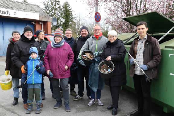 Müllsammeln in Neumünster - Bildergalerie