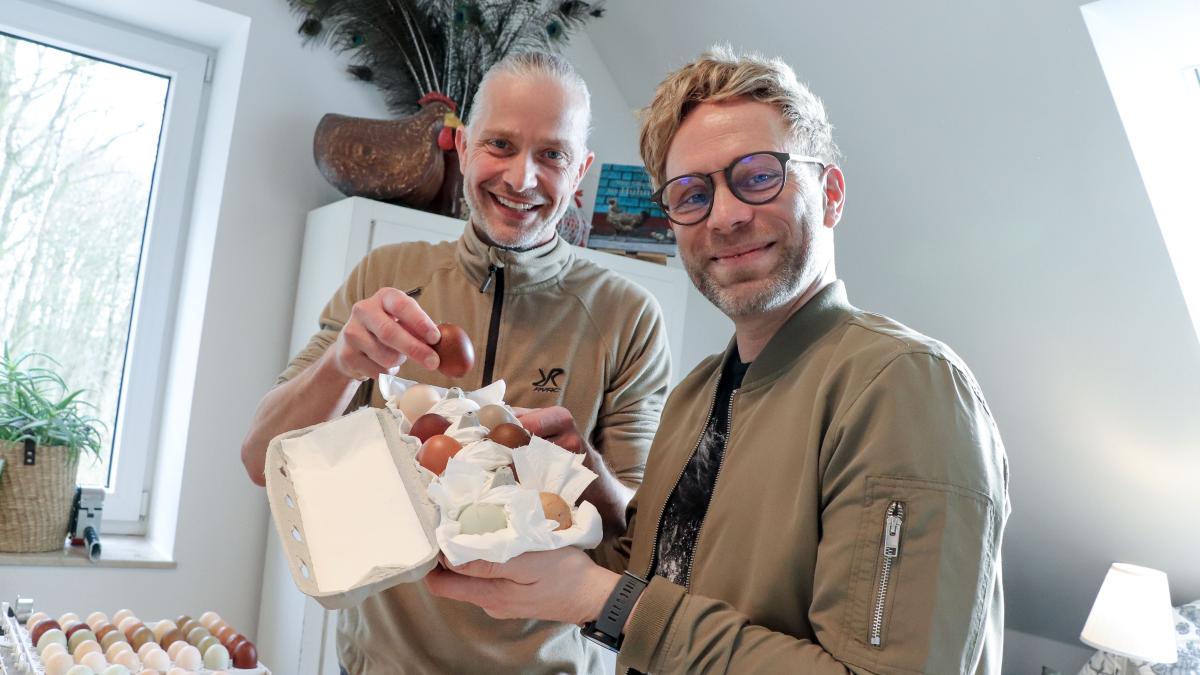 Naturbunte Eier aus Lotte reisen in die weite Welt