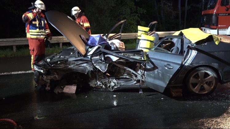 Unfall auf A1 bei Osnabrück/Lengerich: 28-Jähriger verletzt