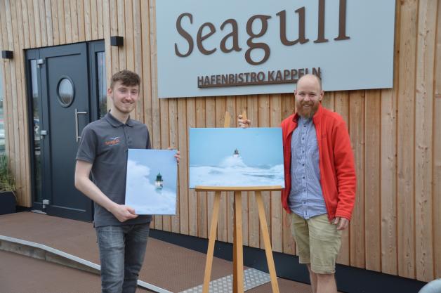 Tobian Matthiessen zeigt seine Kappeln-Motive im „Seagull“