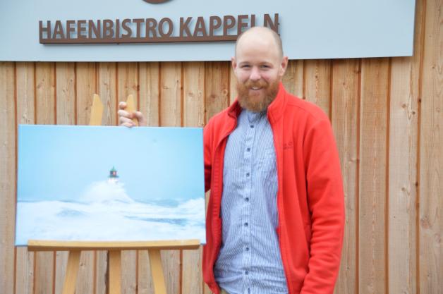Tobian Matthiessen zeigt seine Kappeln-Motive im „Seagull“