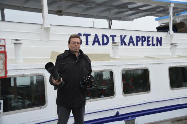Astronom Thomas Storch erklärt auf der Schlei den Sternenhimmel