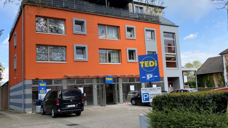 Tedi kurz vor Neueröffnung an der Lindenstraße in Bramsche