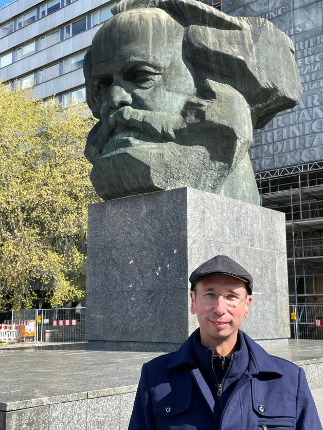 Heute Label einer Industriestadt: Das Marx-Monument in Chemnitz