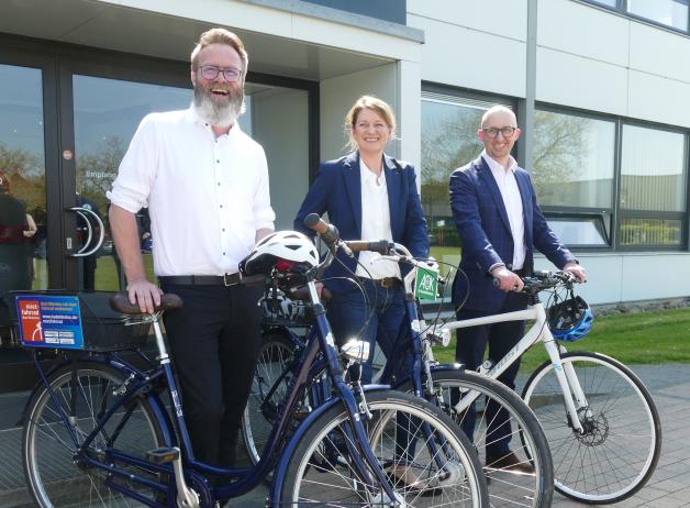 Claus Ruhe Madsen äußert sich in Bad Oldesloe zu Radwegen