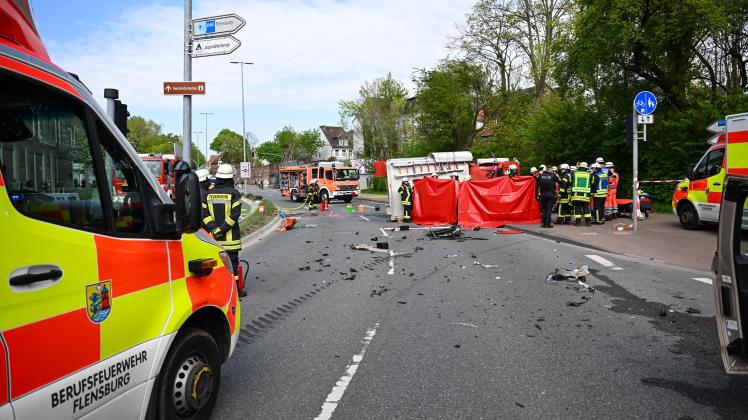 Flensburg Unfall Feuerwehr